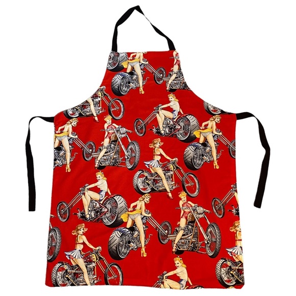 Handmade | Kitchen | Handmade Alexander Henry Girls On Motorcycles ...